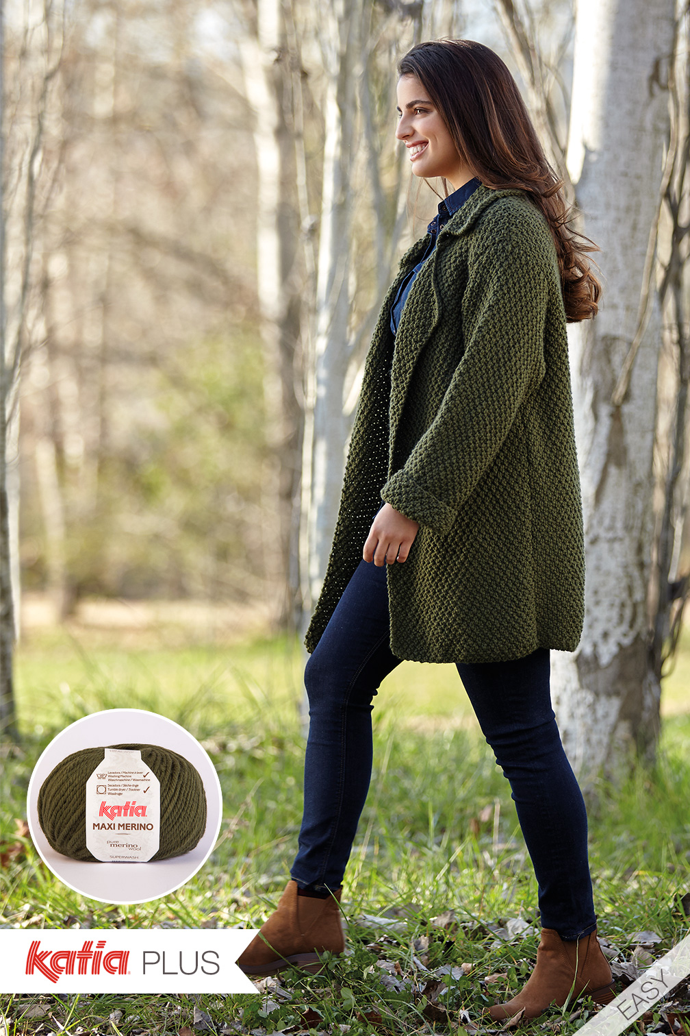 Katia Plus: knit patterns for sizes 16 to 26