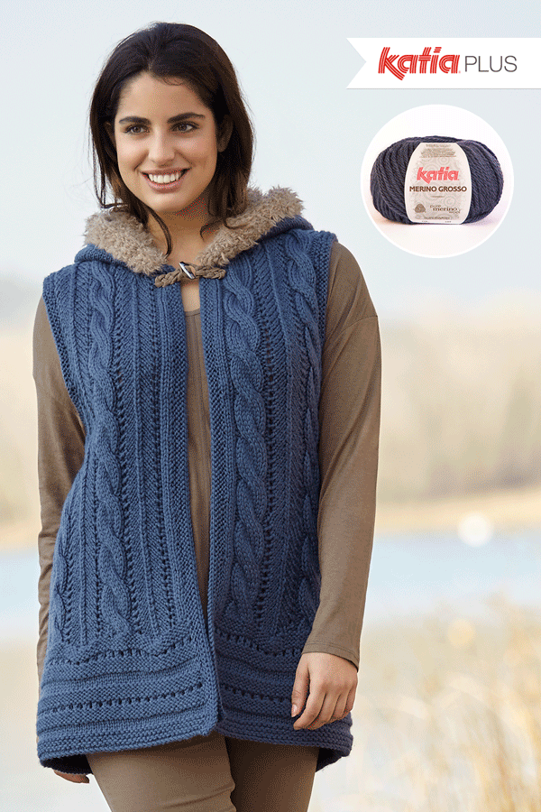 Katia Plus: knit patterns for sizes 16 to 26