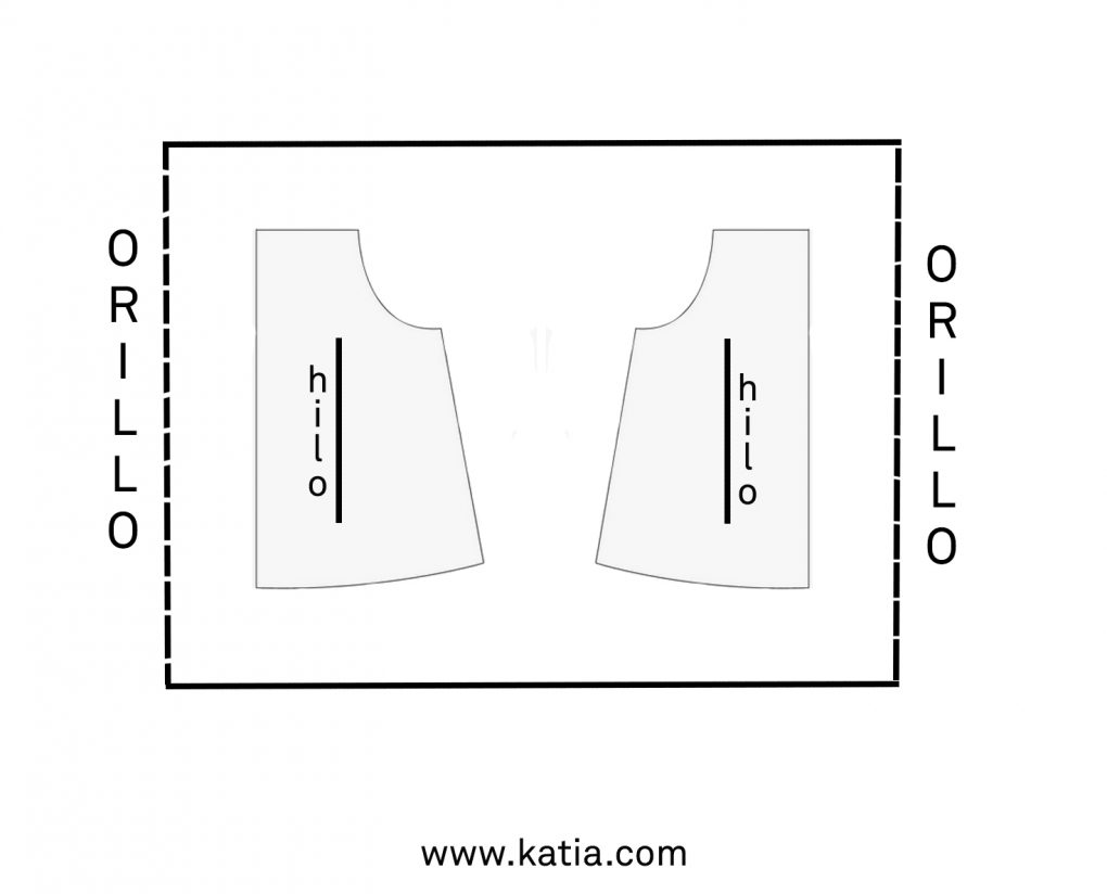 Aprende a cortar al hilo de la tela tus patrones de costura