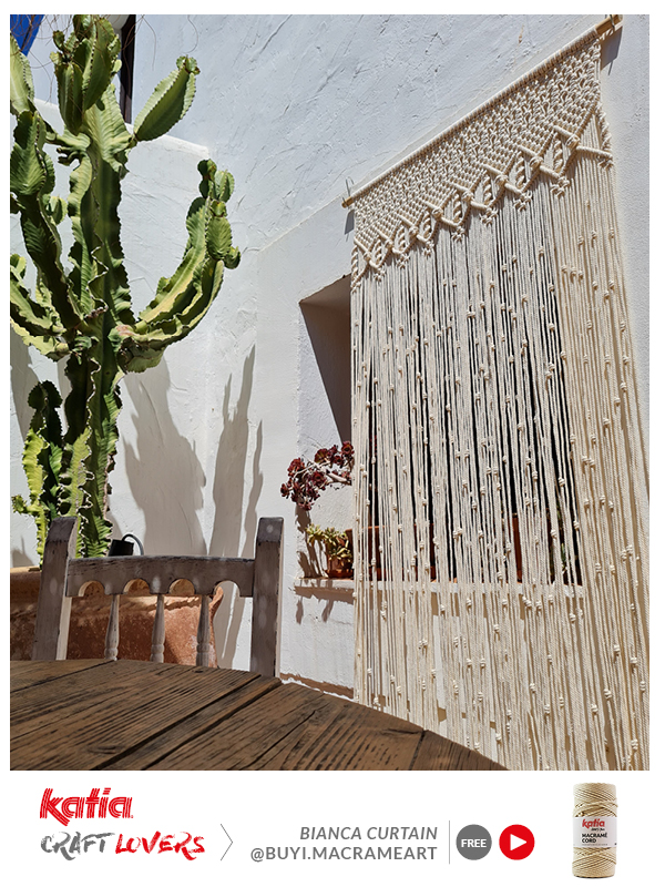 Cómo hacer una cortina de macramé: Tutorial de Buyi Macrame Art