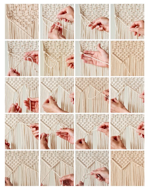 Cómo hacer una cortina de macramé: Tutorial de Buyi Macrame Art
