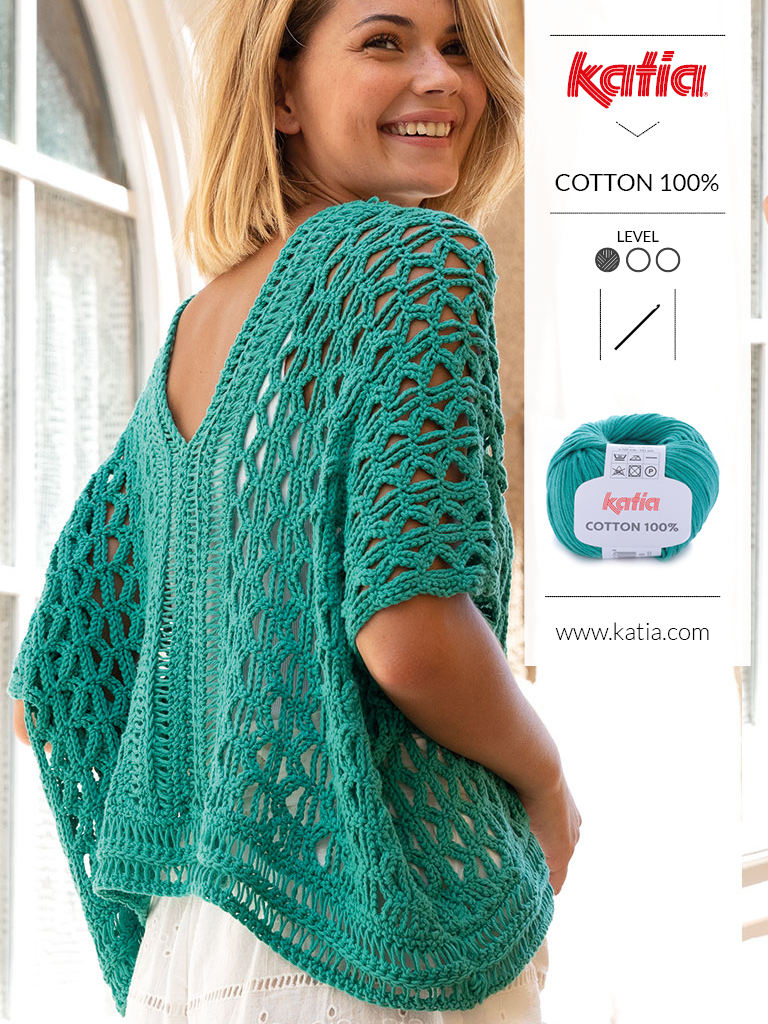Easy Crochet Top Pattern Katia Blog Filati E Tessuti