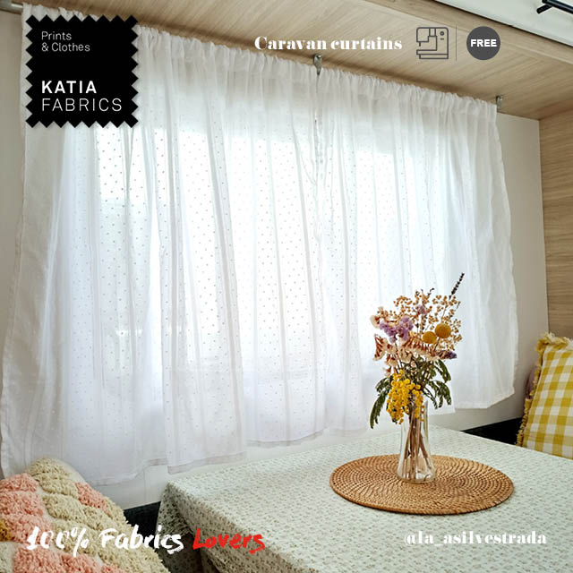 Curtains for your caravan, decorate the interior of your motor home