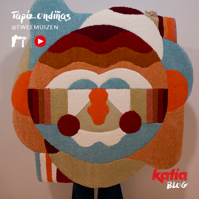 How to tuft a weaving | Creative process with videos by Twee Muizen