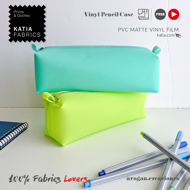 Learn to sew a vinyl pencil case 👝 Step-by-step video tutorial