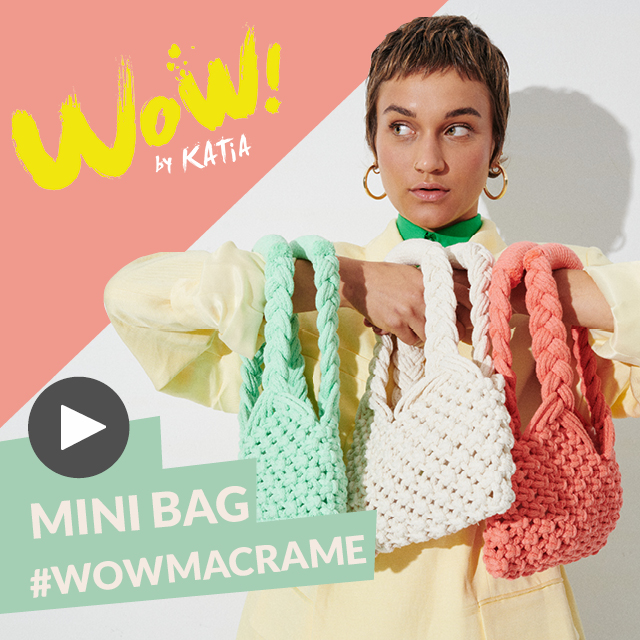 Mini sac tendance en Macramé 💥 Modèle gratuit + Tuto vidéo