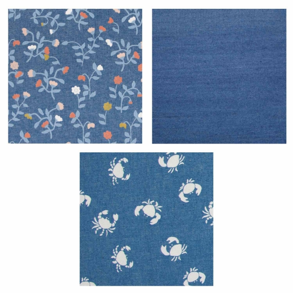 Pack de 3 telas Demin Termoadhesivas de 28 x 30 cm - Accesorio | Katia.com