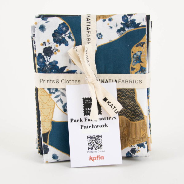 Paquete de 9 telas Patchwork Fat Quarters - Accesorio | Katia.com