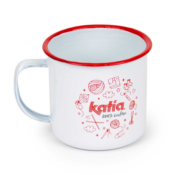 Katia 100% Crafter Metal Mug - Accessories | Katia.com