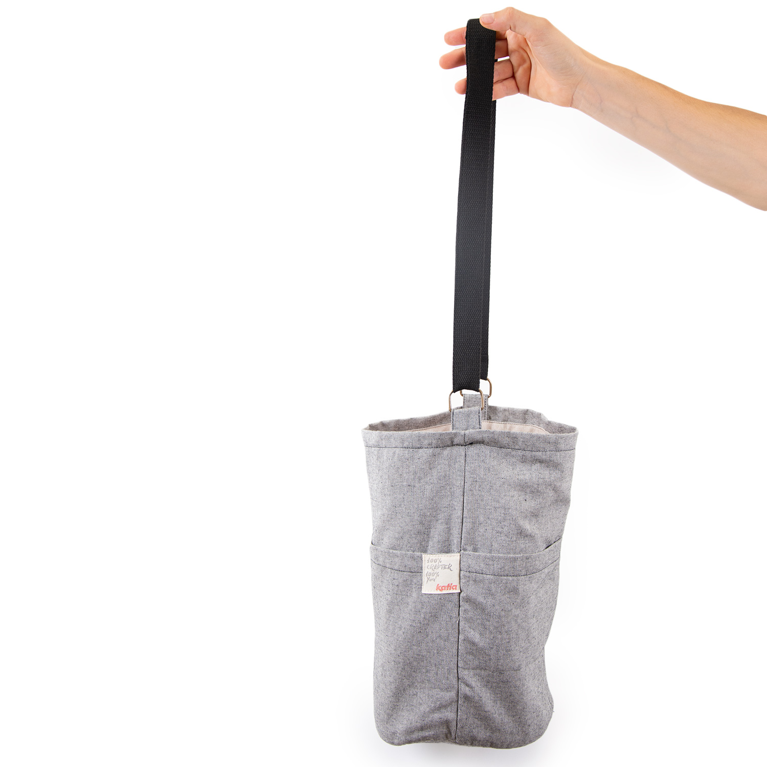 Katia project bag with pockets and adjustable strap - Accessories | Katia.com