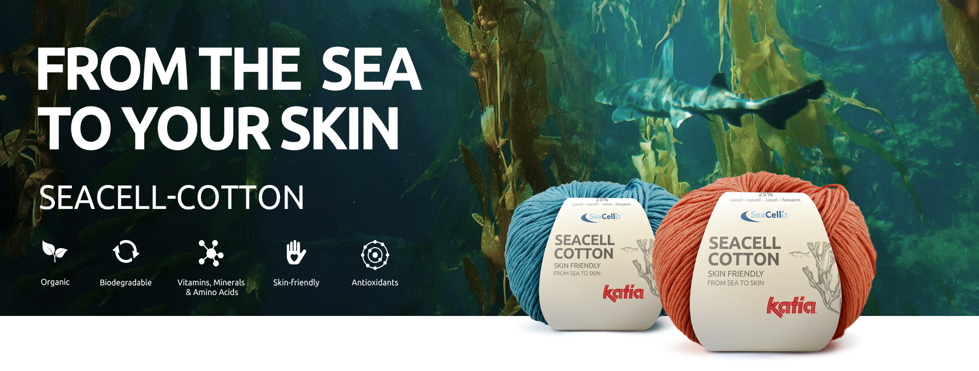 SEACELL COTTON - Spring / Summer - yarns | Katia.com