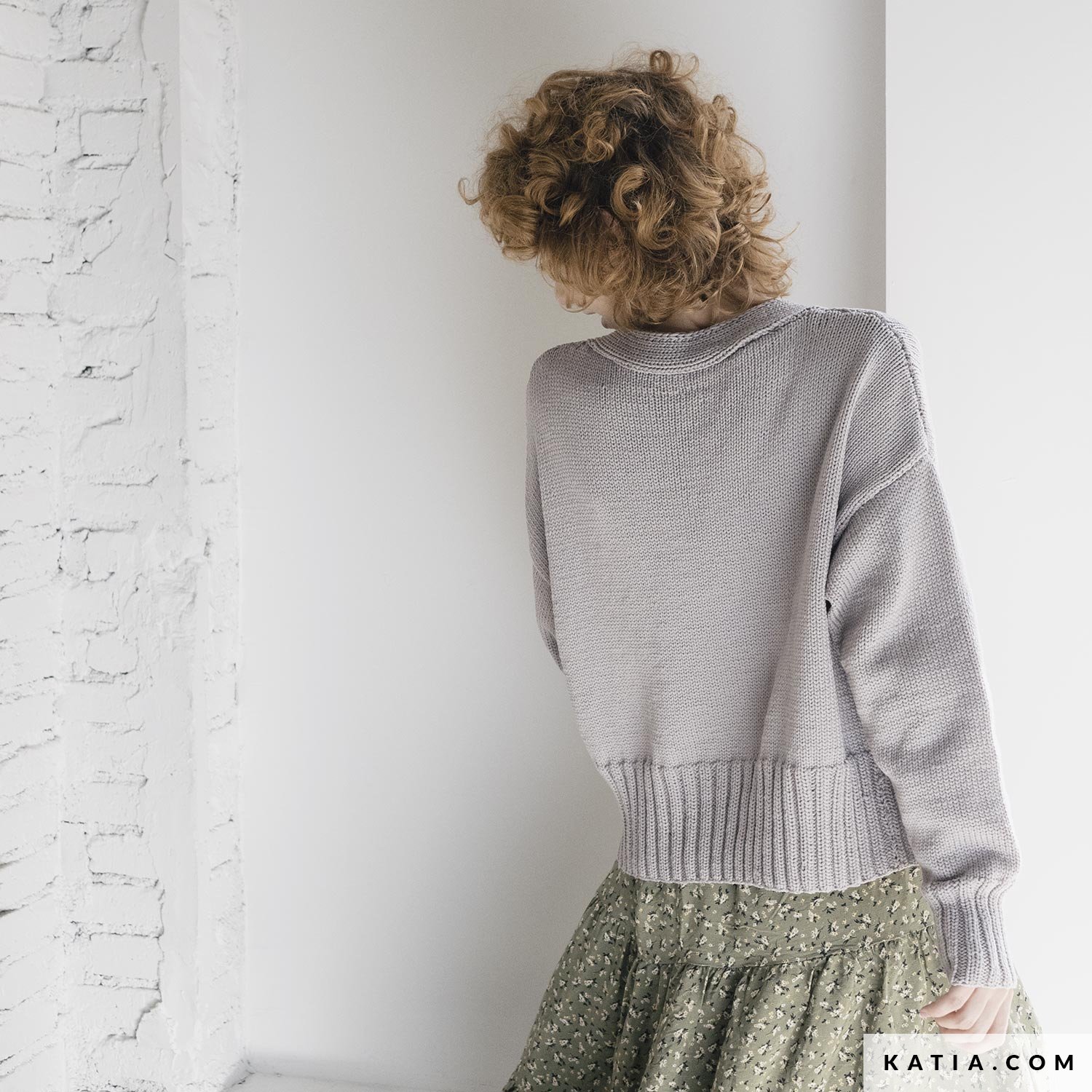 Calista women’s cardigan Katia knitting kit - kit | Katia.com