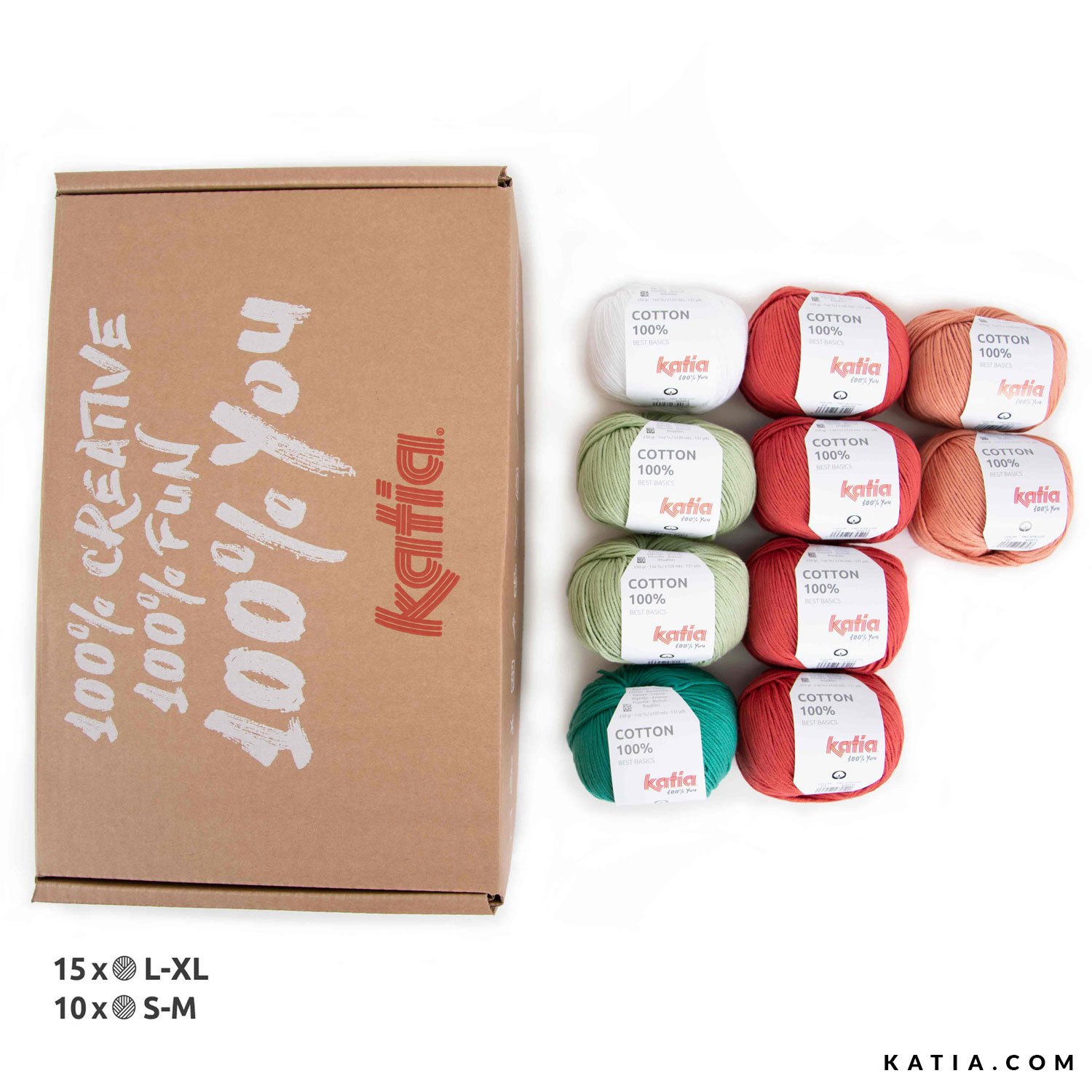 Pack Cotton 100% : Kimono au crochet Coral d'Ahuyama - kit | Katia.com