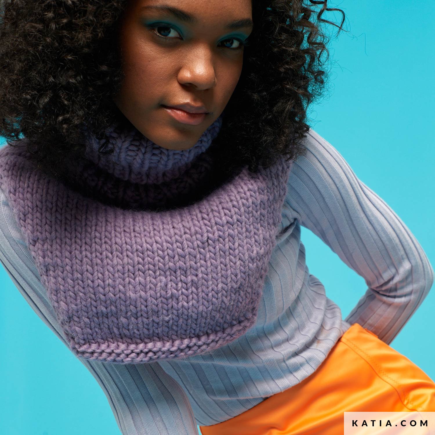 Kit Wow! Dickey ou snood plastron au tricot Hype - kit | Katia.com