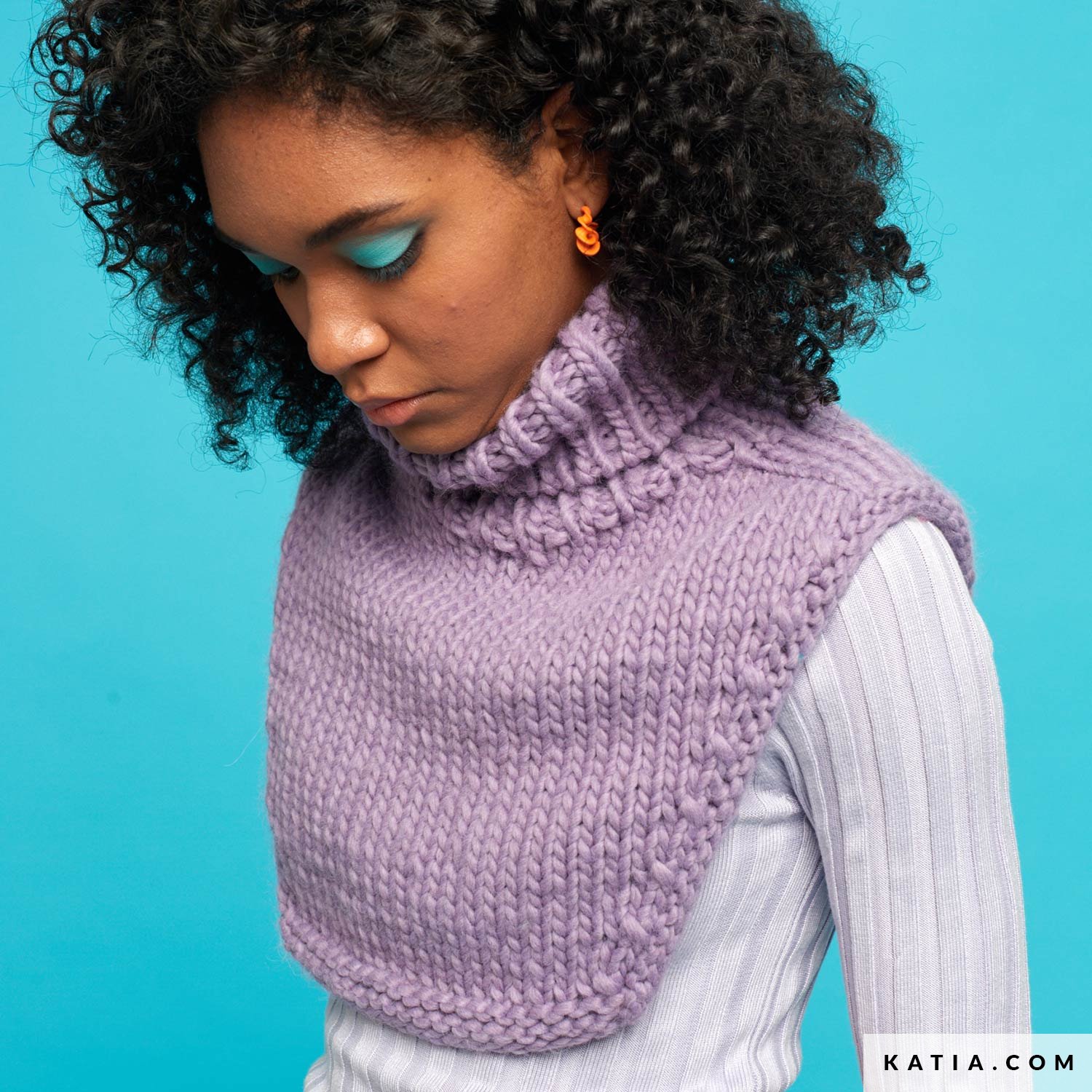 Kit Wow! Dickey ou snood plastron au tricot Hype - kit | Katia.com