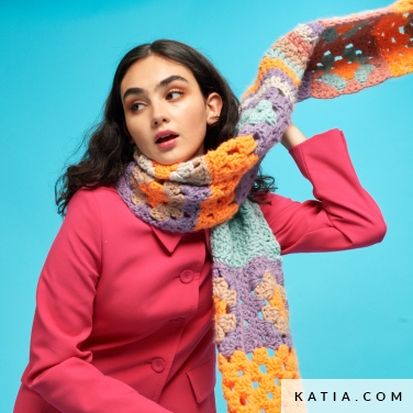 Kit CAL Karma zum Häkeln einer Sofadecke - kit | Katia.com