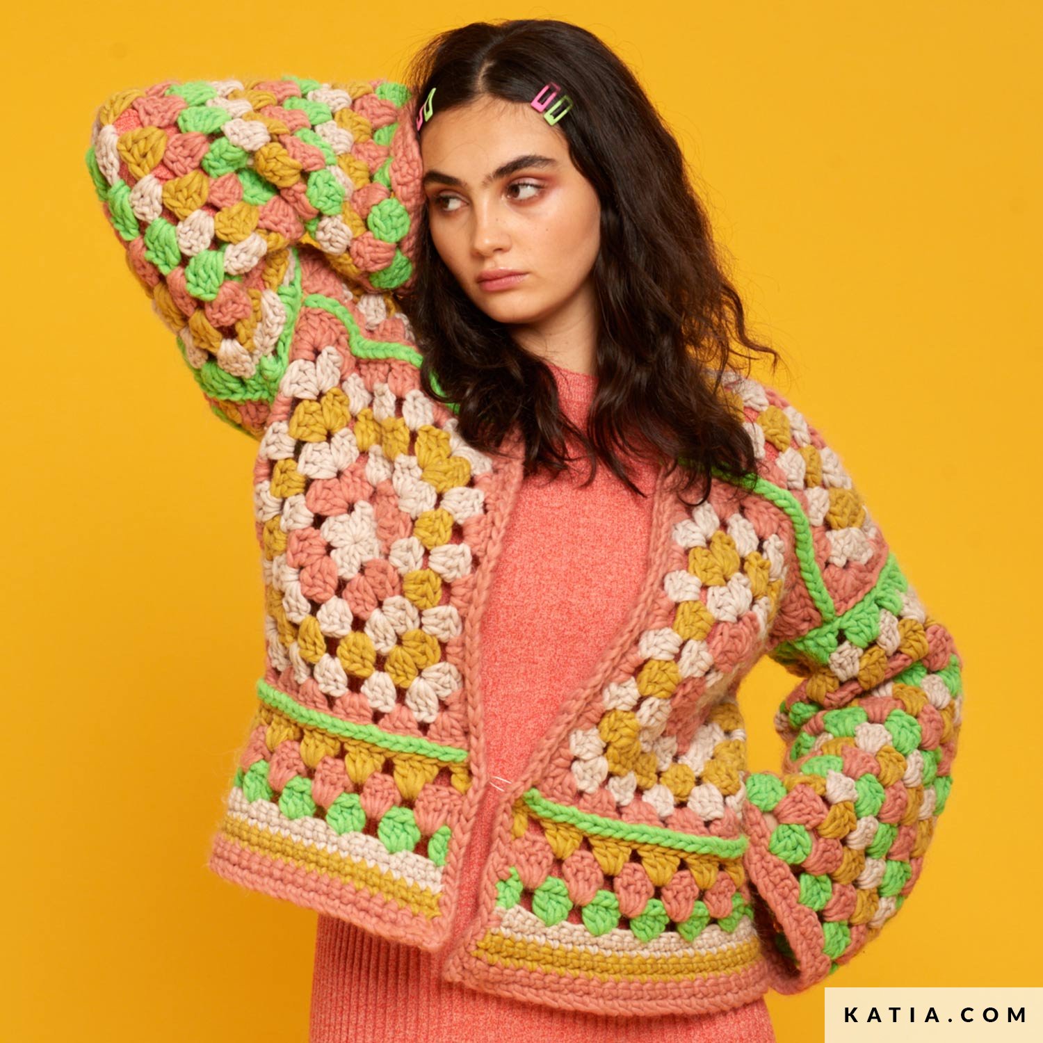 Kit Wow! Chaqueta de grannys Glow-Up - kit | Katia.com