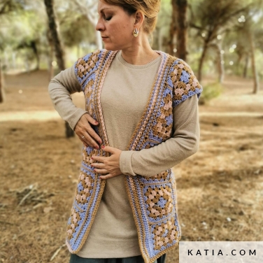 Fair Cotton Granny Pack · Saona Dress by Santa Pazienzia - kit | Katia.com