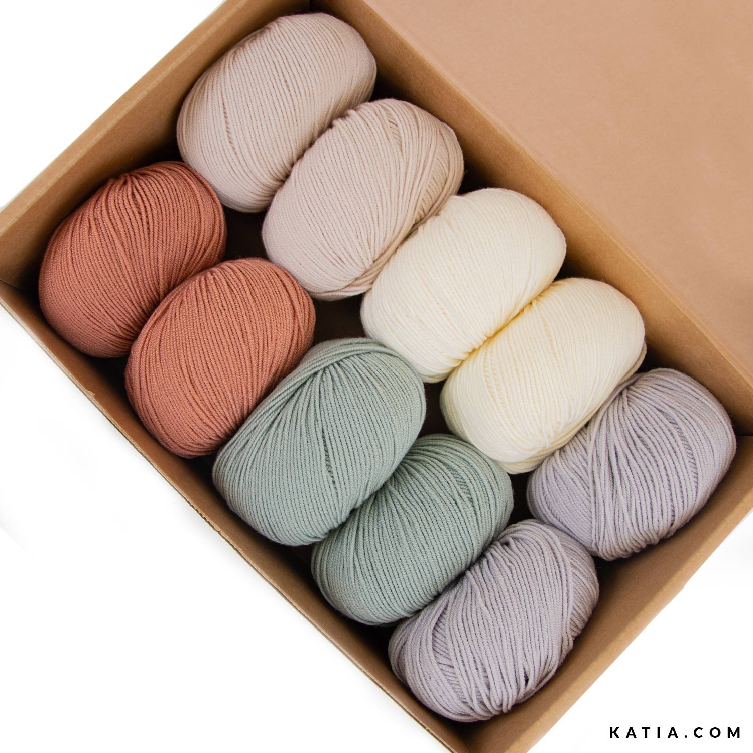 Pack of 10 balls of Katia Merino Baby - kit | Katia.com