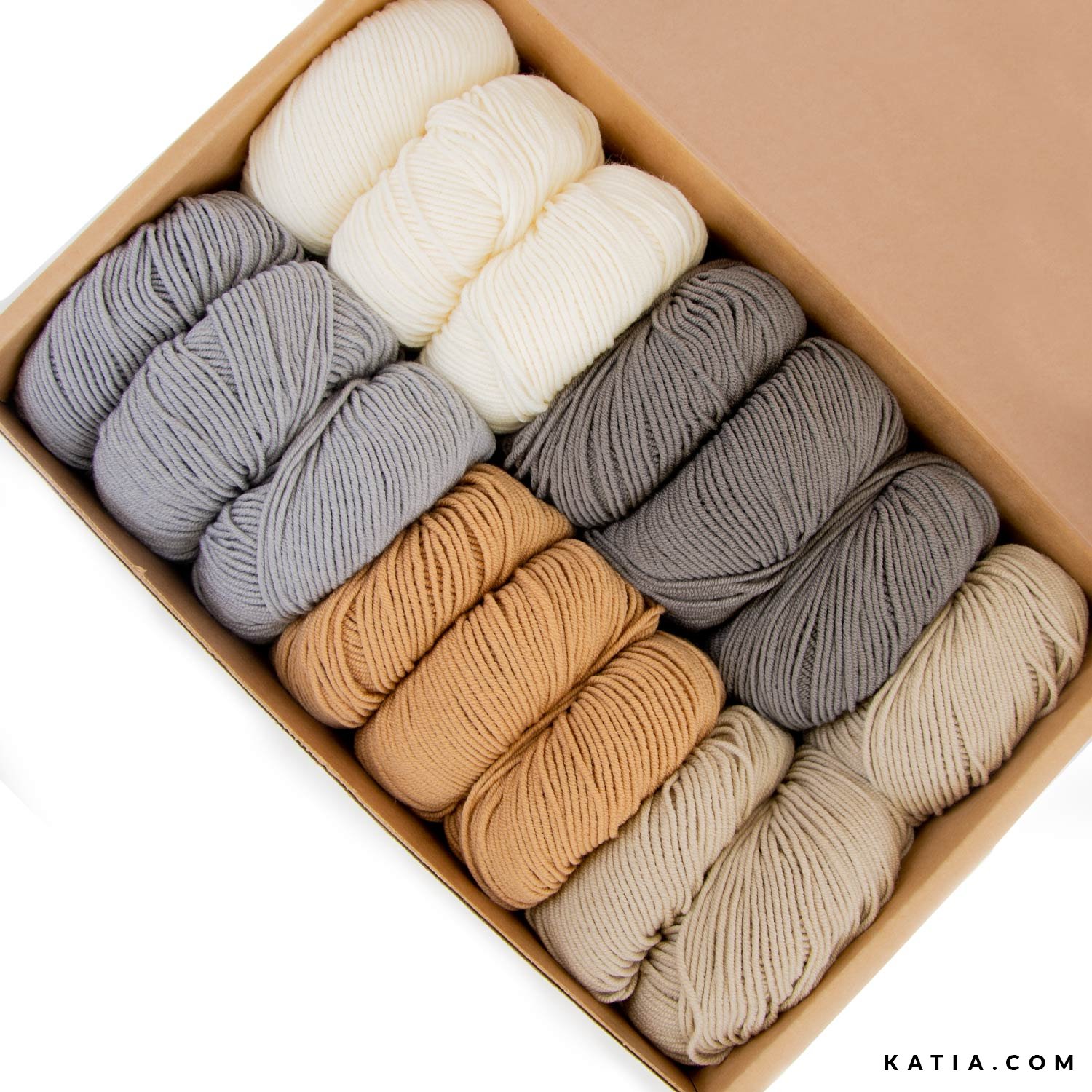 Pack de 15 pelotes Katia Merino 100% - kit | Katia.com