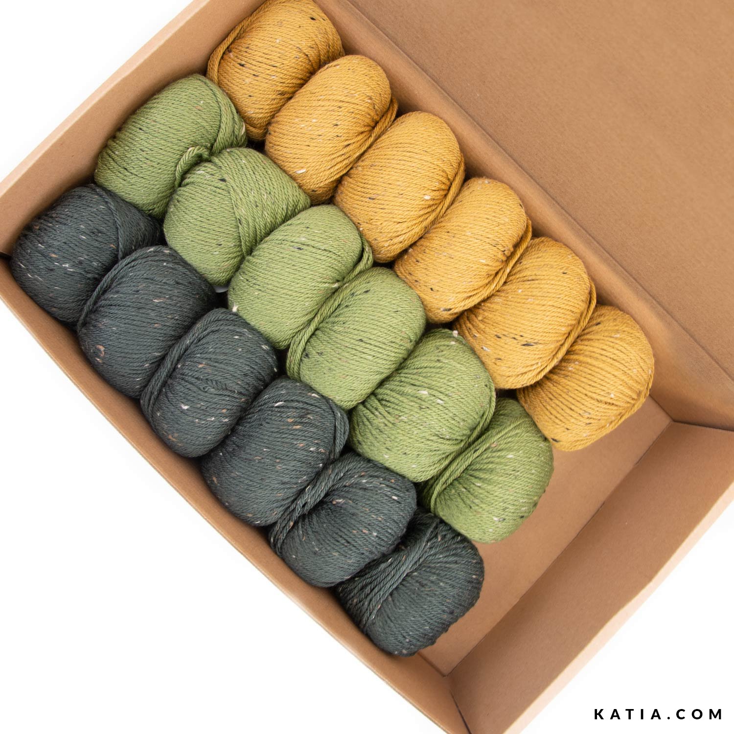 Pack de 18 pelotes Katia Merino Tweed - kit | Katia.com