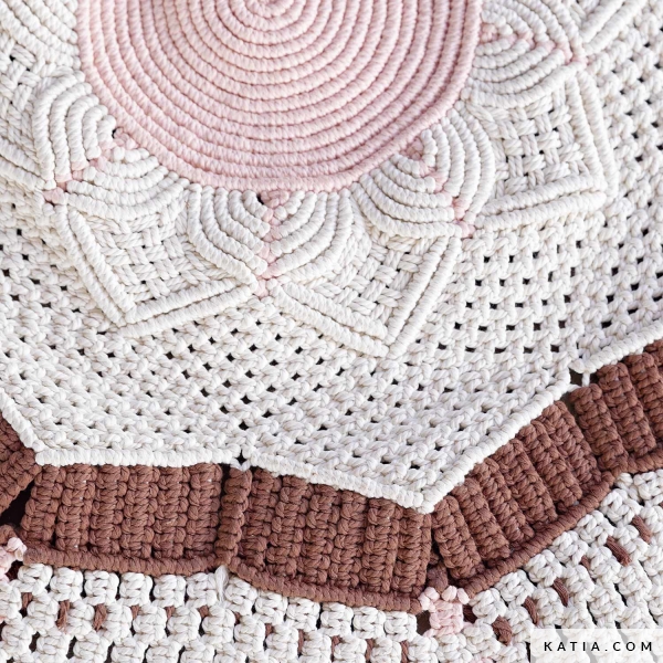 Kit tappeto rotondo a macramé Siroco by Buyi - kit | Katia.com