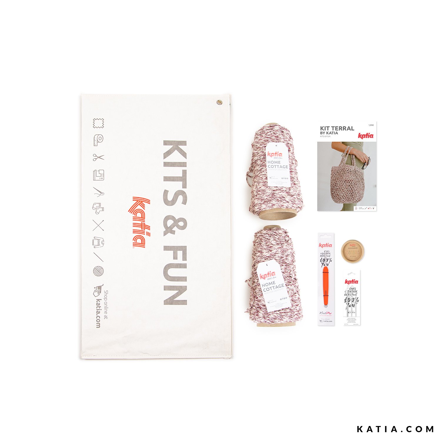 Kit gehaakte nettas Terral by Ameskeria - kit | Katia.com