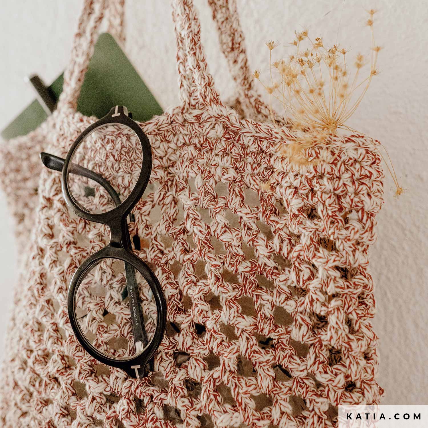 Terral crochet mesh bag kit by Ameskeria - kit | Katia.com
