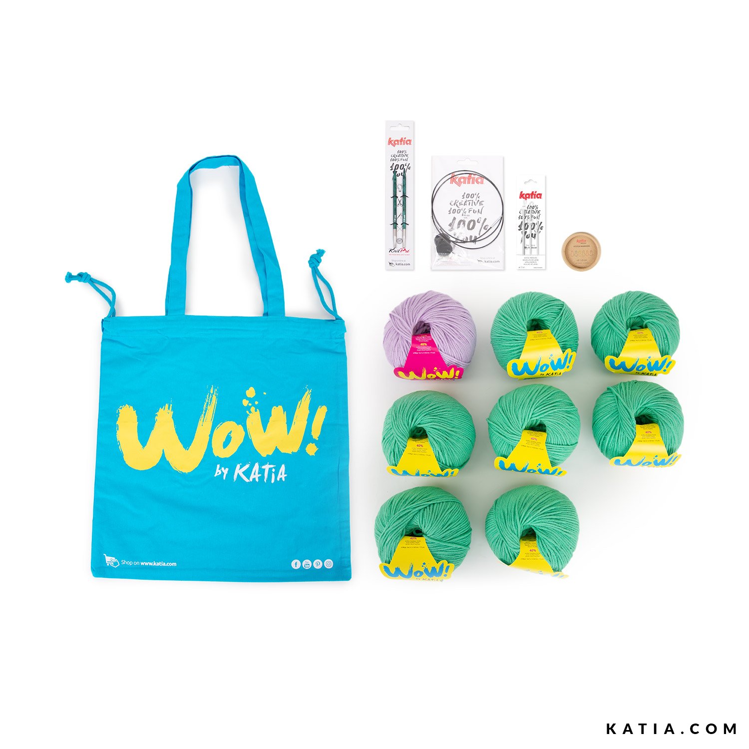 Kit WOW! Gehaakte palazzo broek Maya - kit | Katia.com
