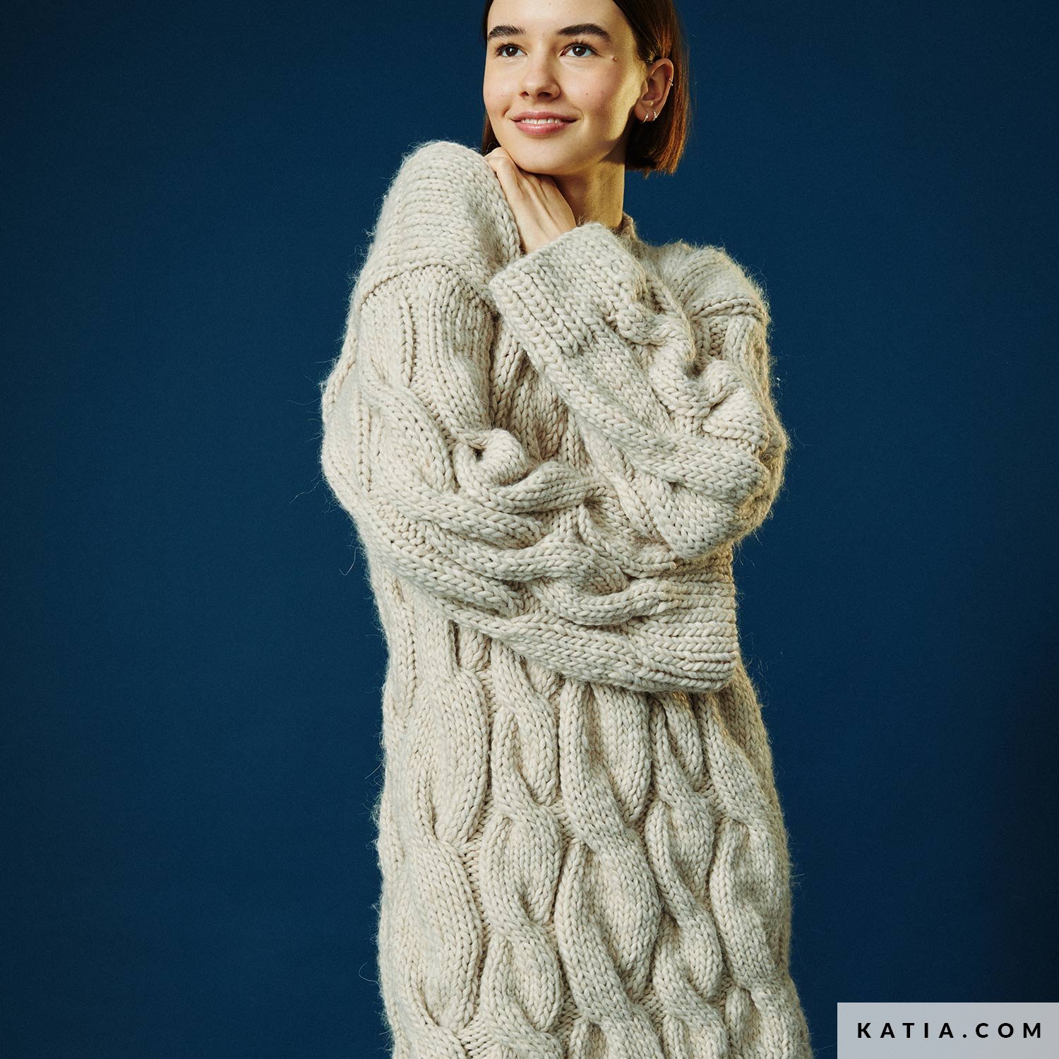 WOW! Kit Braided Knit Dress Alexa - kit | Katia.com