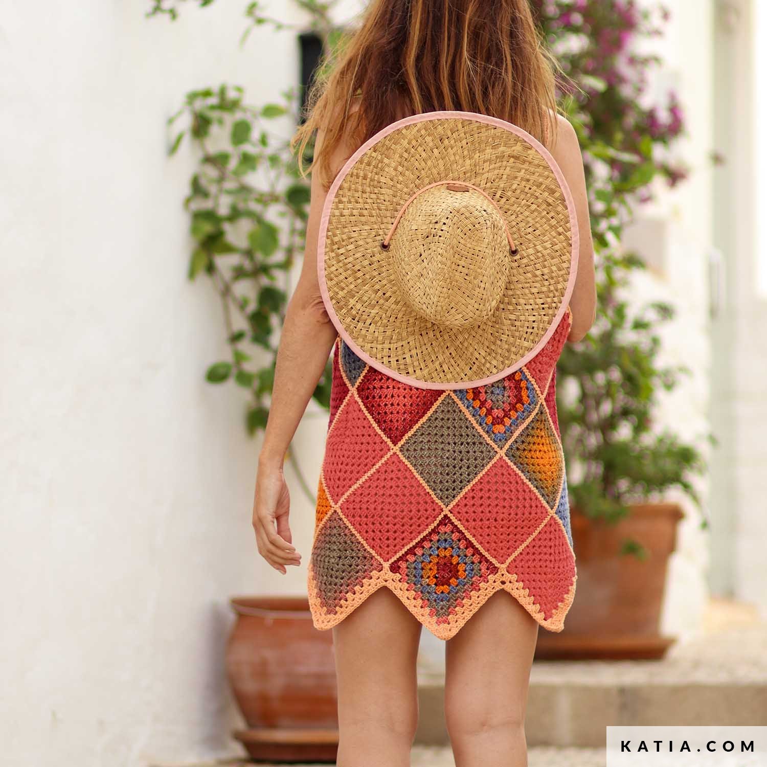 Fair Cotton Granny Pack · Saona Dress by Santa Pazienzia - kit | Katia.com