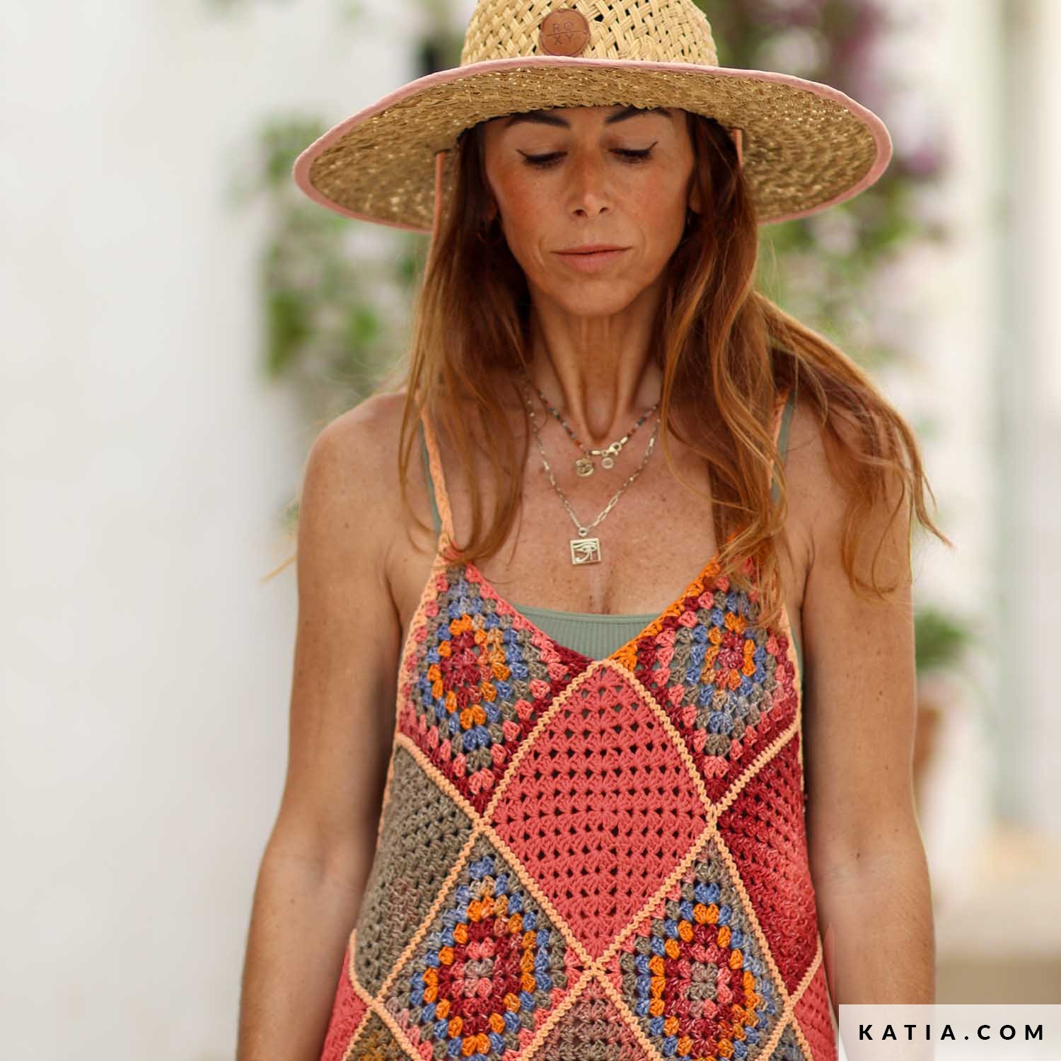 Fair Cotton Granny Pack · Saona Dress by Santa Pazienzia - kit | Katia.com