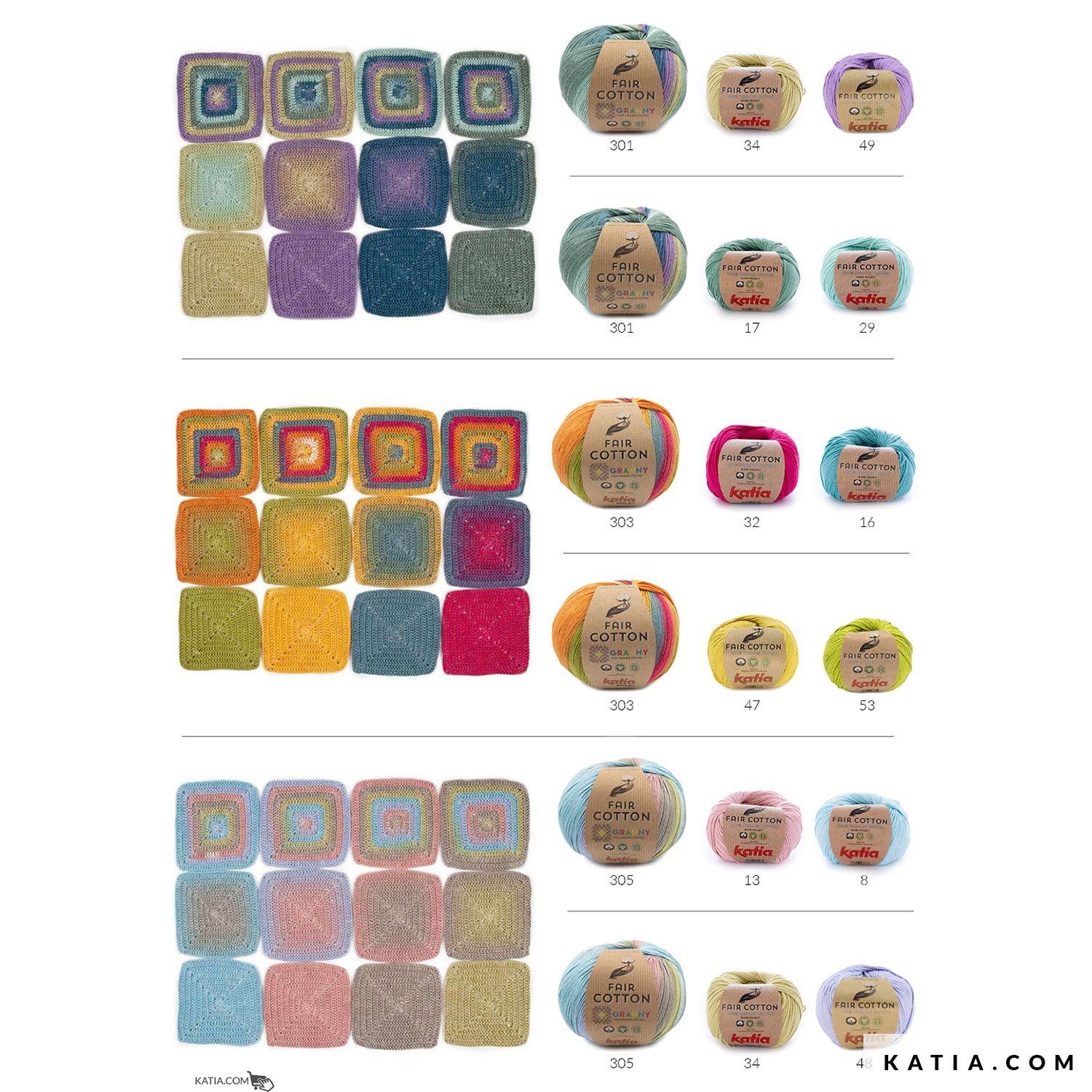 Fair Cotton Granny Pack · Saona Dress by Santa Pazienzia - kit | Katia.com