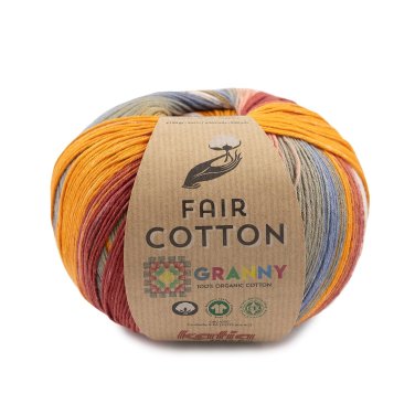 Fair Cotton Granny Pack · Saona Dress by Santa Pazienzia - kit | Katia.com