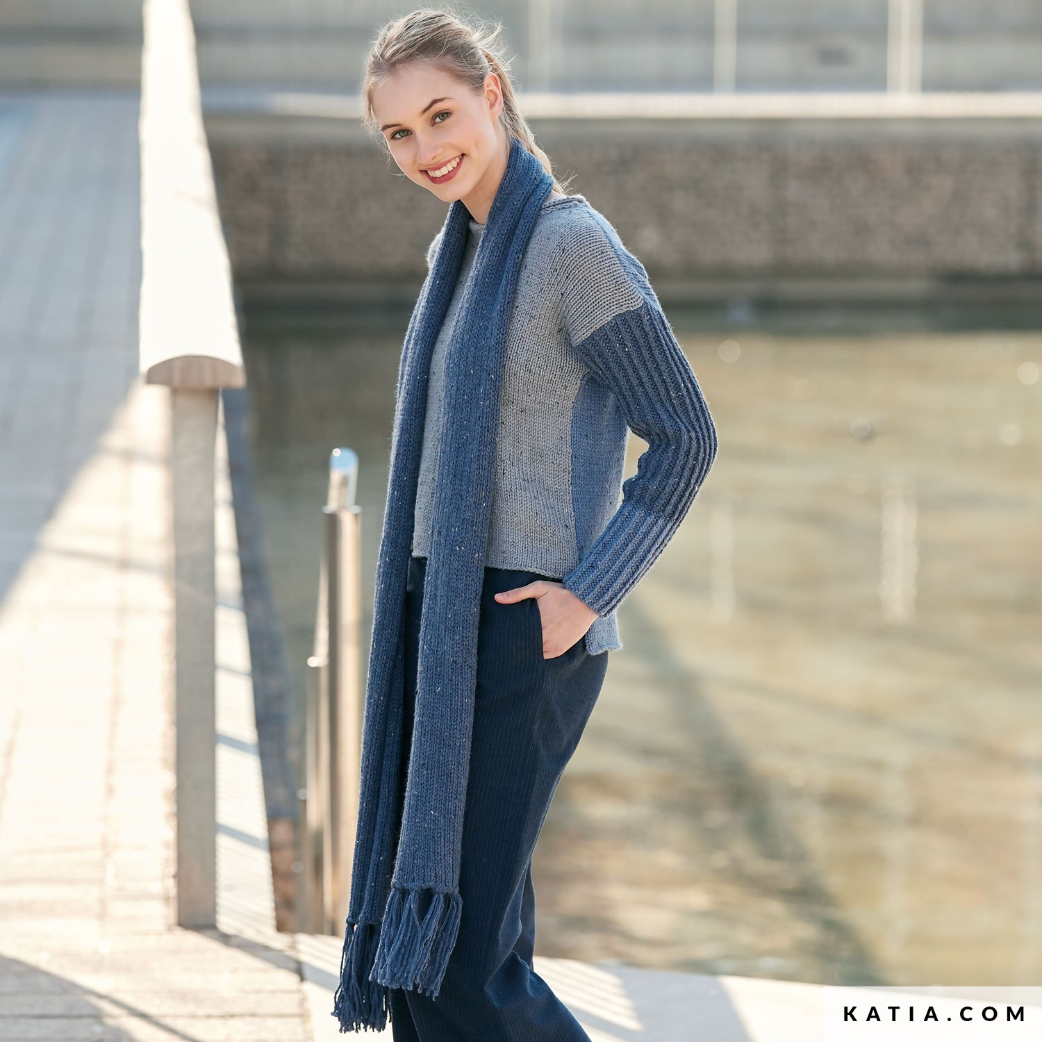 Bufanda - Mujer - Otoño / Invierno - patrones | Katia.com