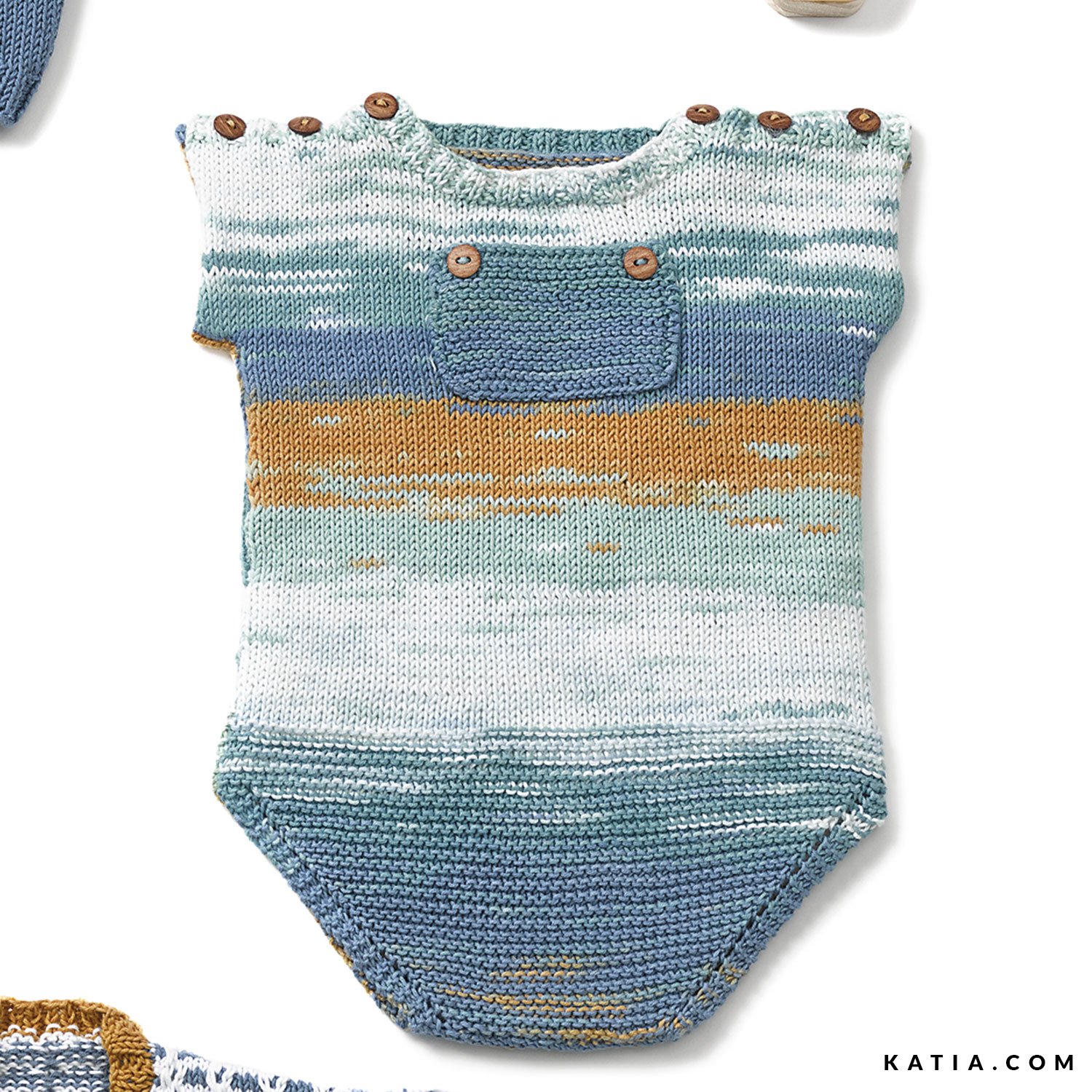 Body per neonato - Bebè - Primavera / Estate - modello & schemi | Katia.com