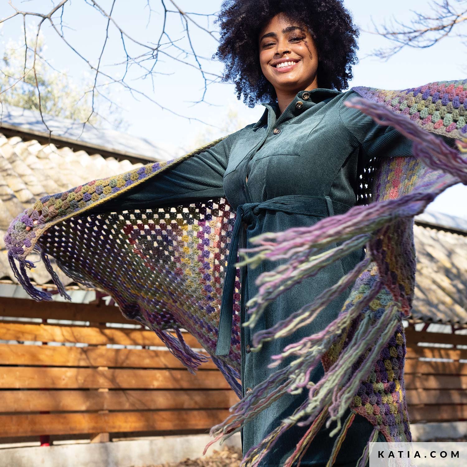 Shawl - Woman - Autumn / Winter - models & patterns | Katia.com