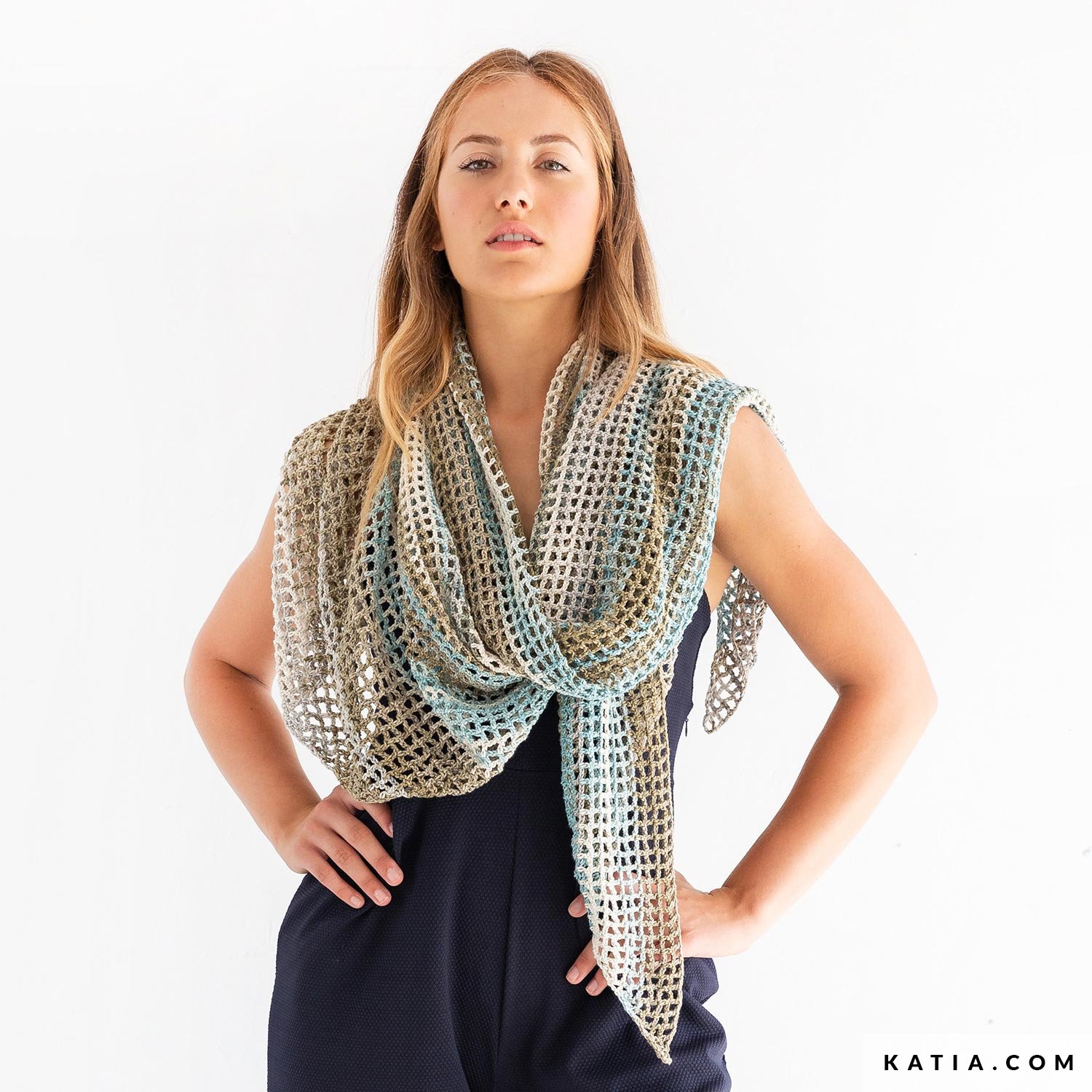 Chal - Mujer - Primavera / Verano - patrones | Katia.com