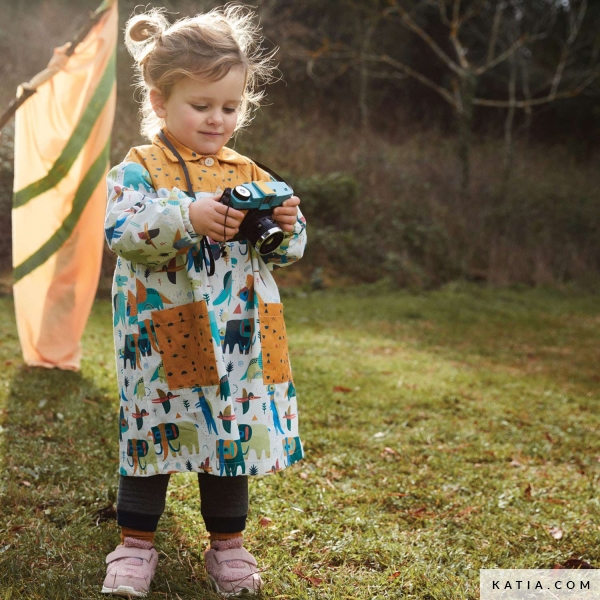 Sewing pattern School smock & bag | Katia.com