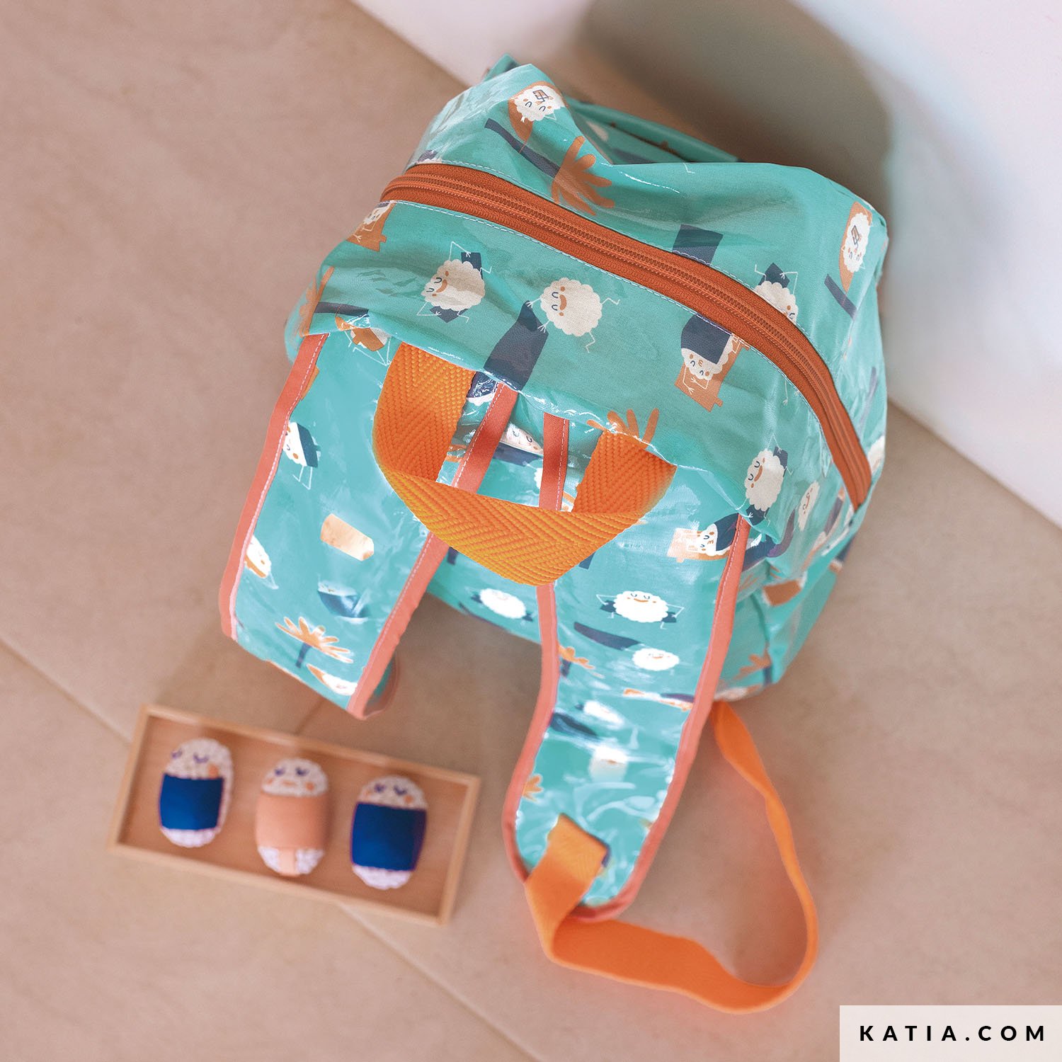 Backpack with front pocket and compartment PDF pattern | Katia.com