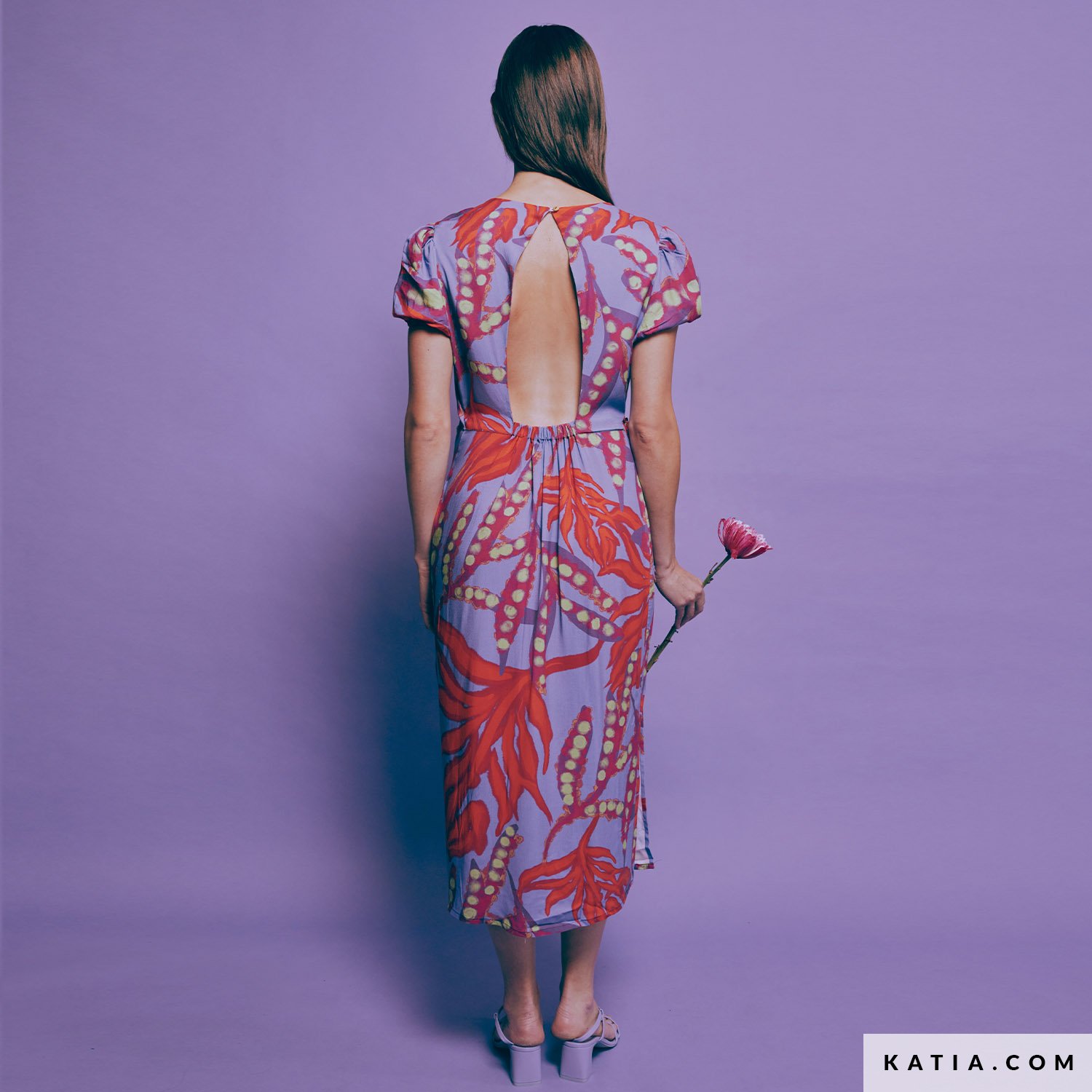 Patron de couture en PDF robe portefeuille pour femme | Katia.com