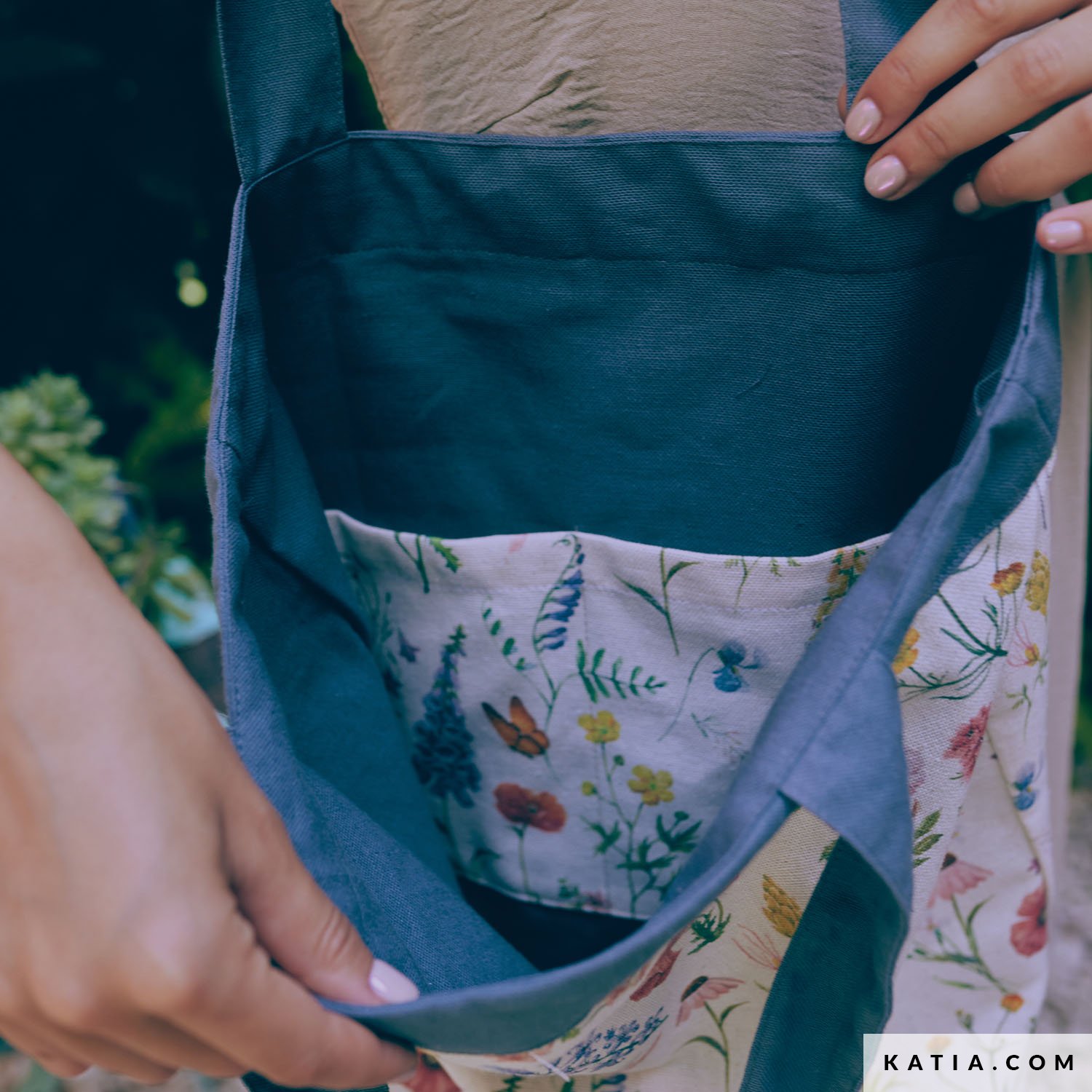 Patron de couture en PDF tote-bag pratique | Katia.com