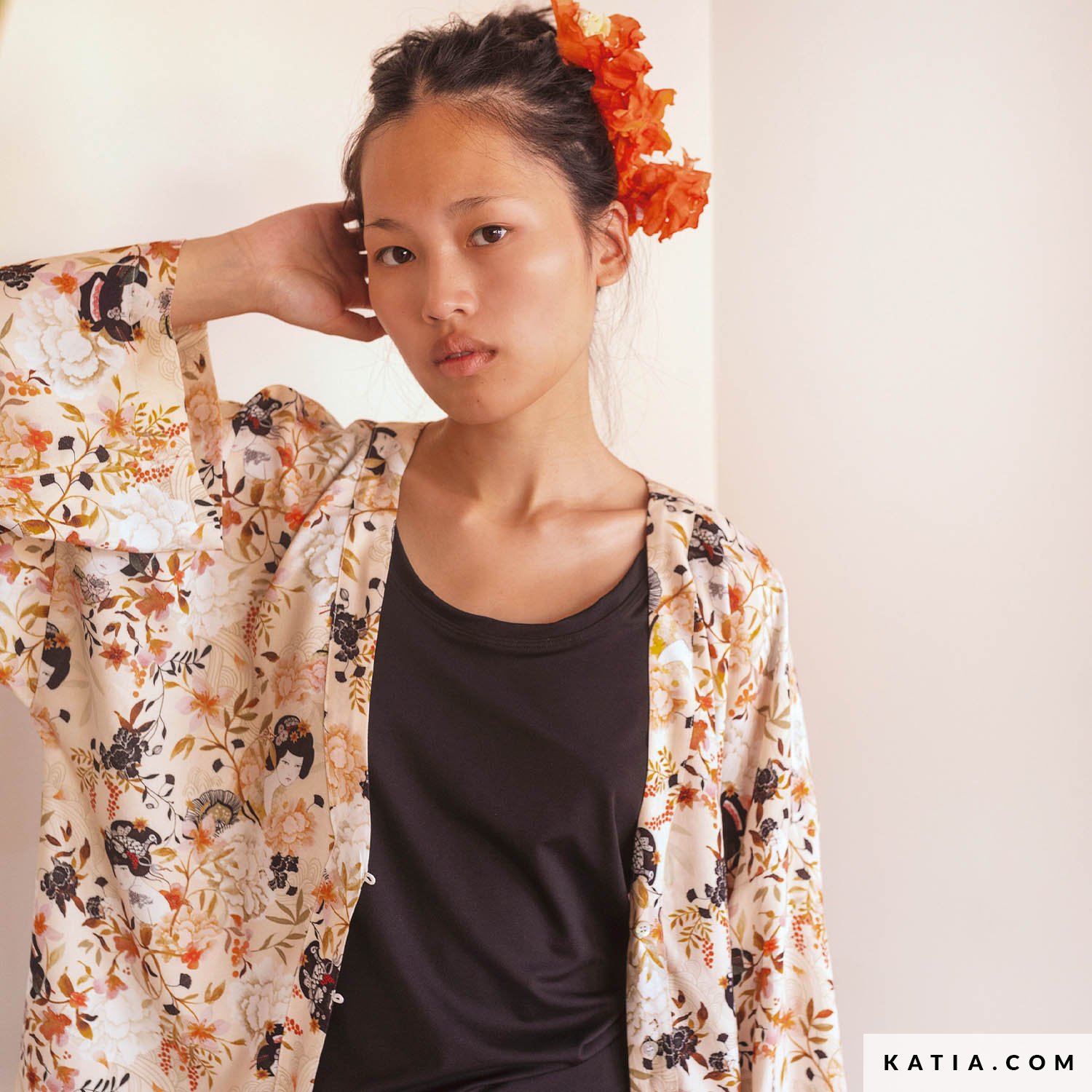 Women’s kimono PDF sewing pattern | Katia.com