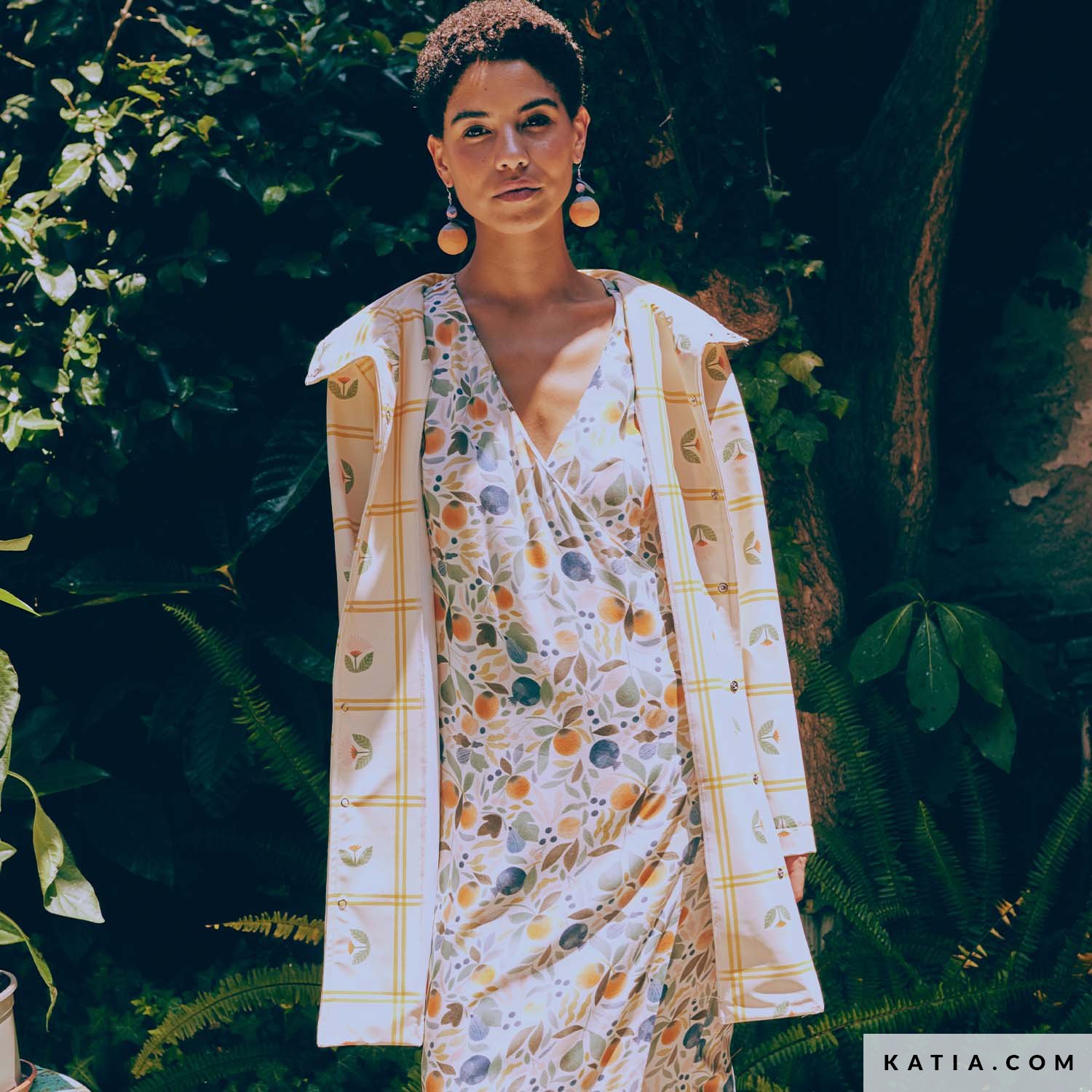 Women’s raincoat PDF sewing pattern | Katia.com