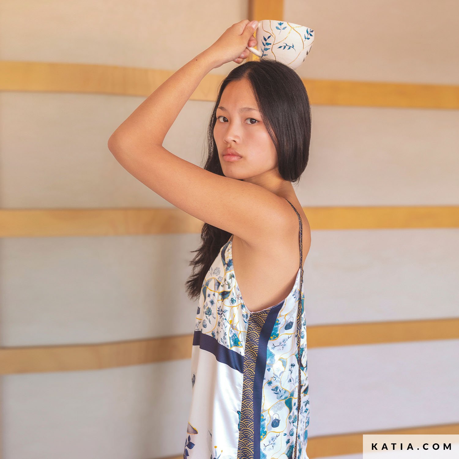 Women’s strappy dress PDF sewing pattern | Katia.com