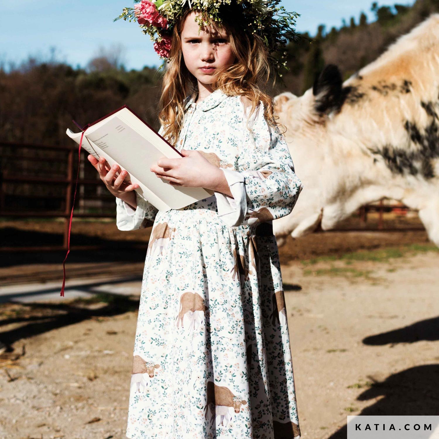 Button through dress | Katia.com