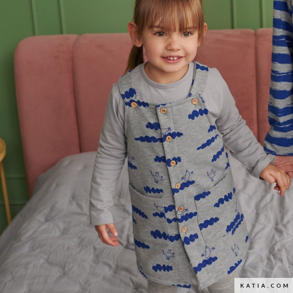 Pinafore dress for Little | Katia.com