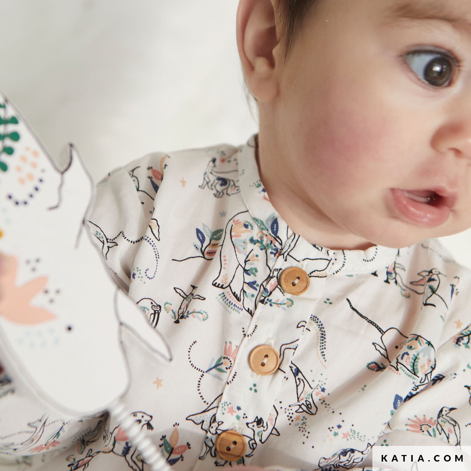Long sleeve baby body | Katia.com
