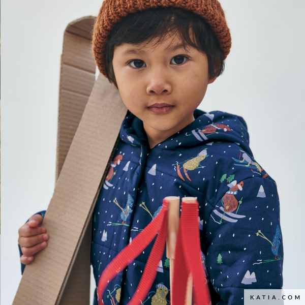Children’s quilted jacket sewing pattern | Katia.com