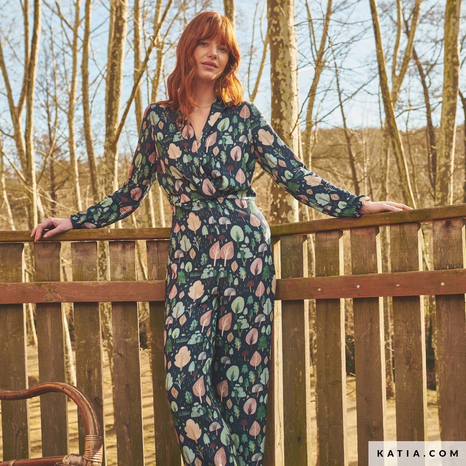 Patron de couture longue combinaison pour femme | Katia.com